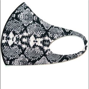 samunsboutique | Accessories | Nwt Snake Skin Print Face Mask | Poshmark